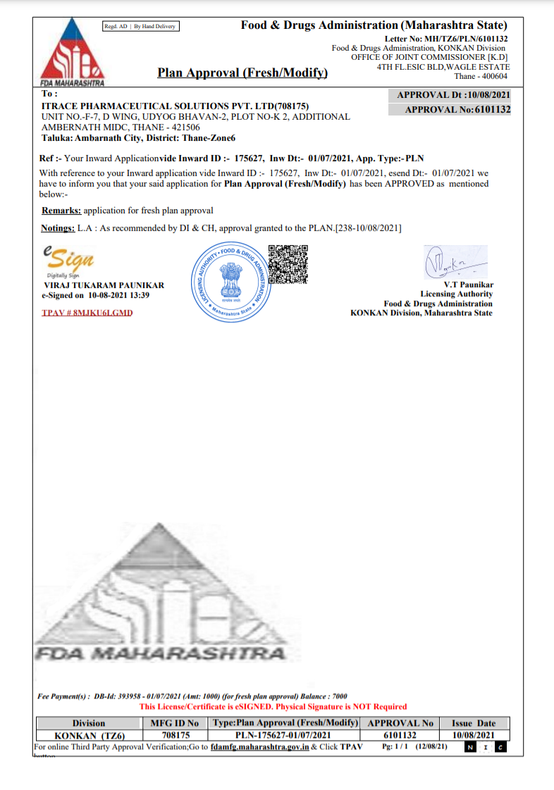 Accreditations – i-Trace